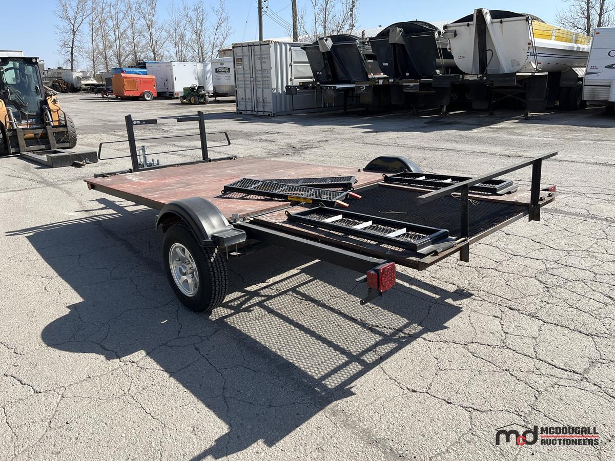 12' S/A Homebuilt Flat Deck Trailer